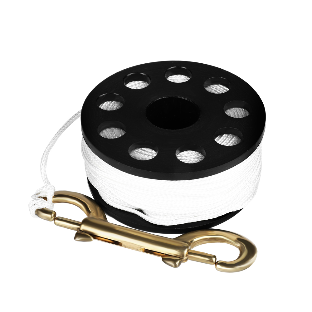 Reactor 30m Spool mit 100mm Messing Doppelender | Zubehör | Tauchen ...